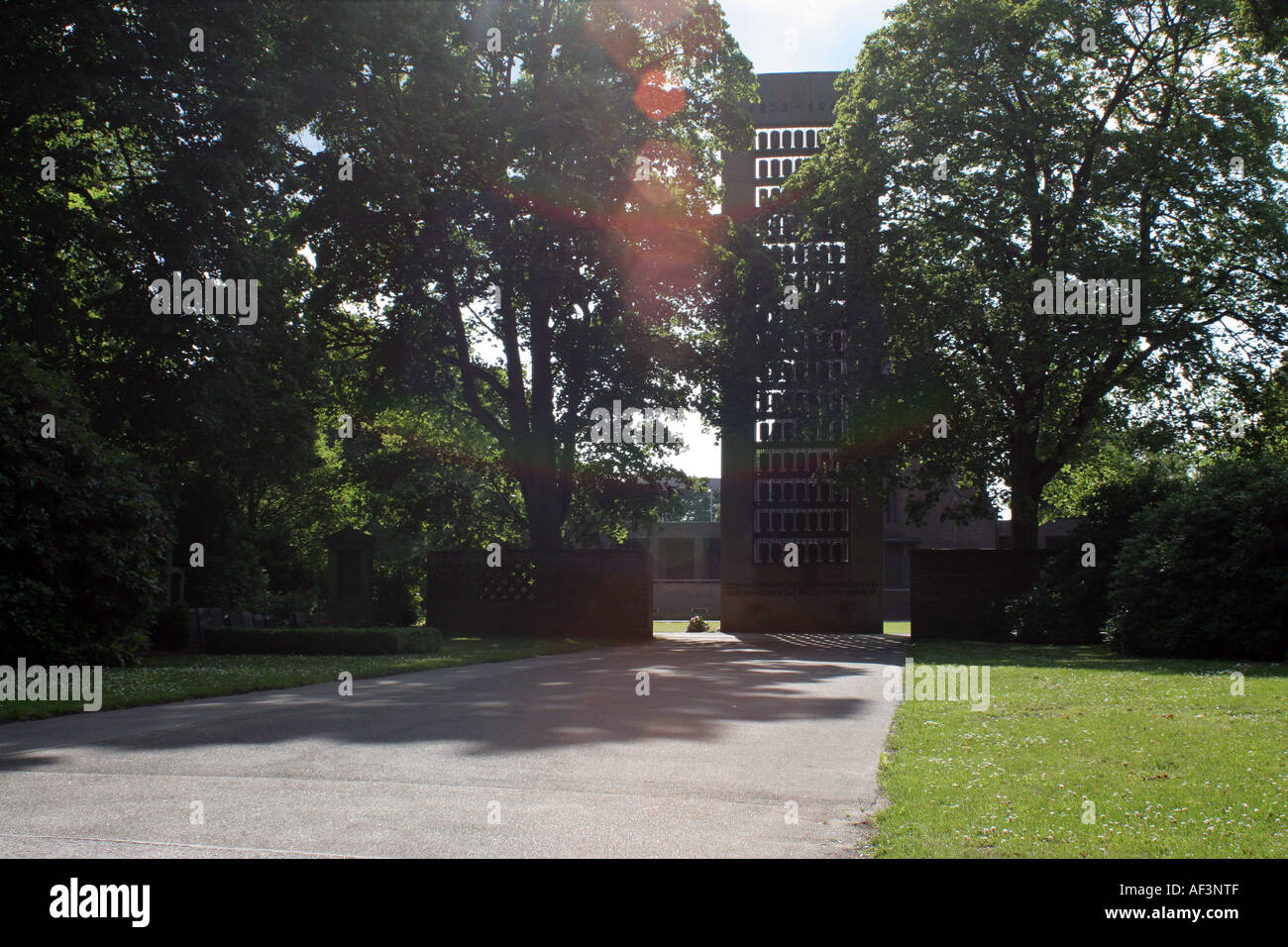 Ohlsdorf Hamburg. The biggest cemetery in the World Stock Photo - Alamy