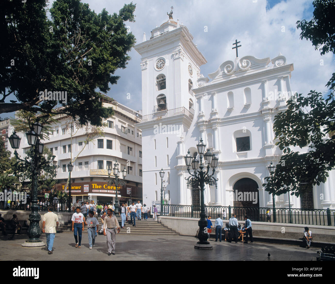 Caracas Venezuela The Cathedral in Plaza Bolivar Stock Photo - Alamy