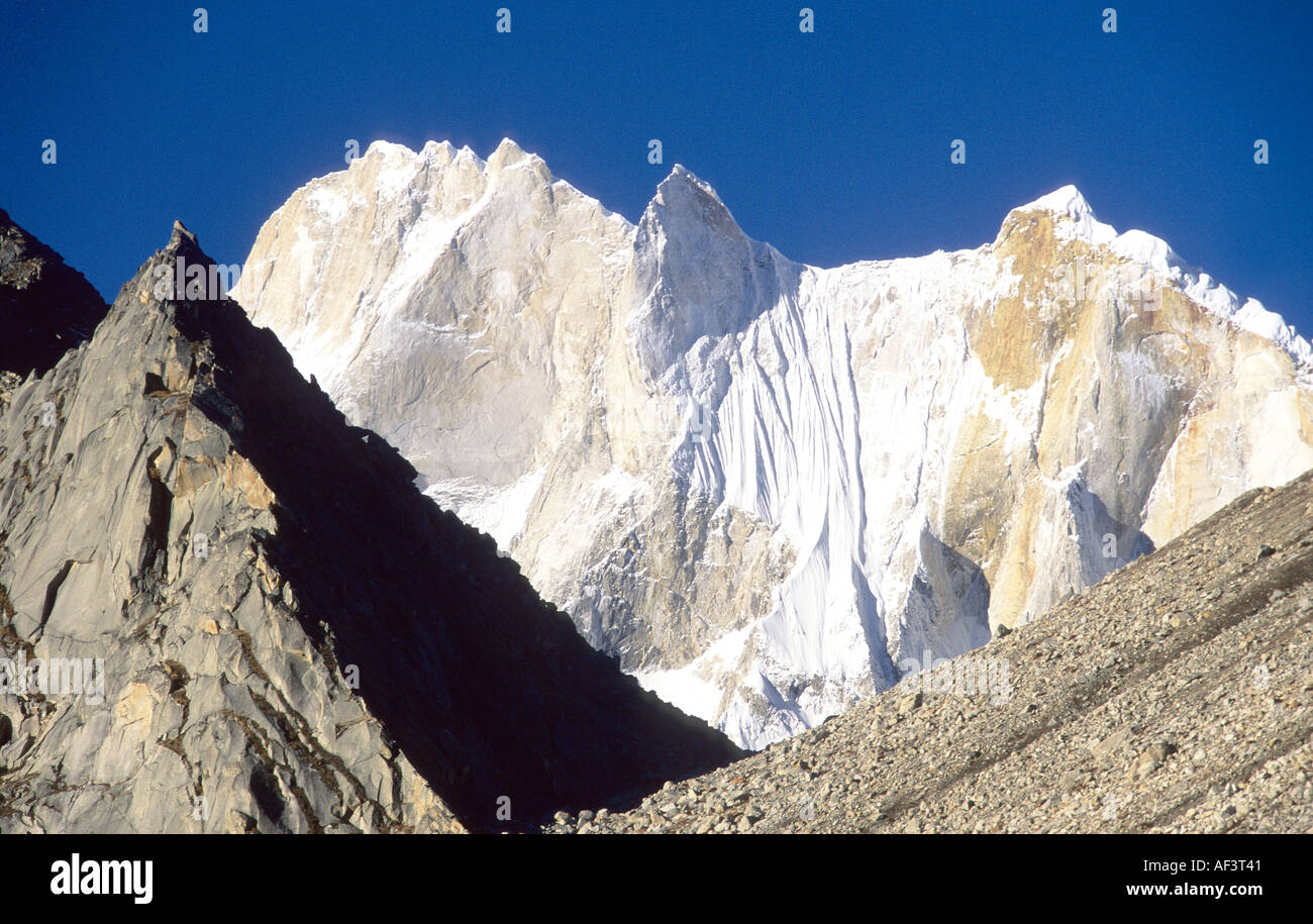 Mount Meru Garwhal Himalaya India Stock Photo - Alamy
