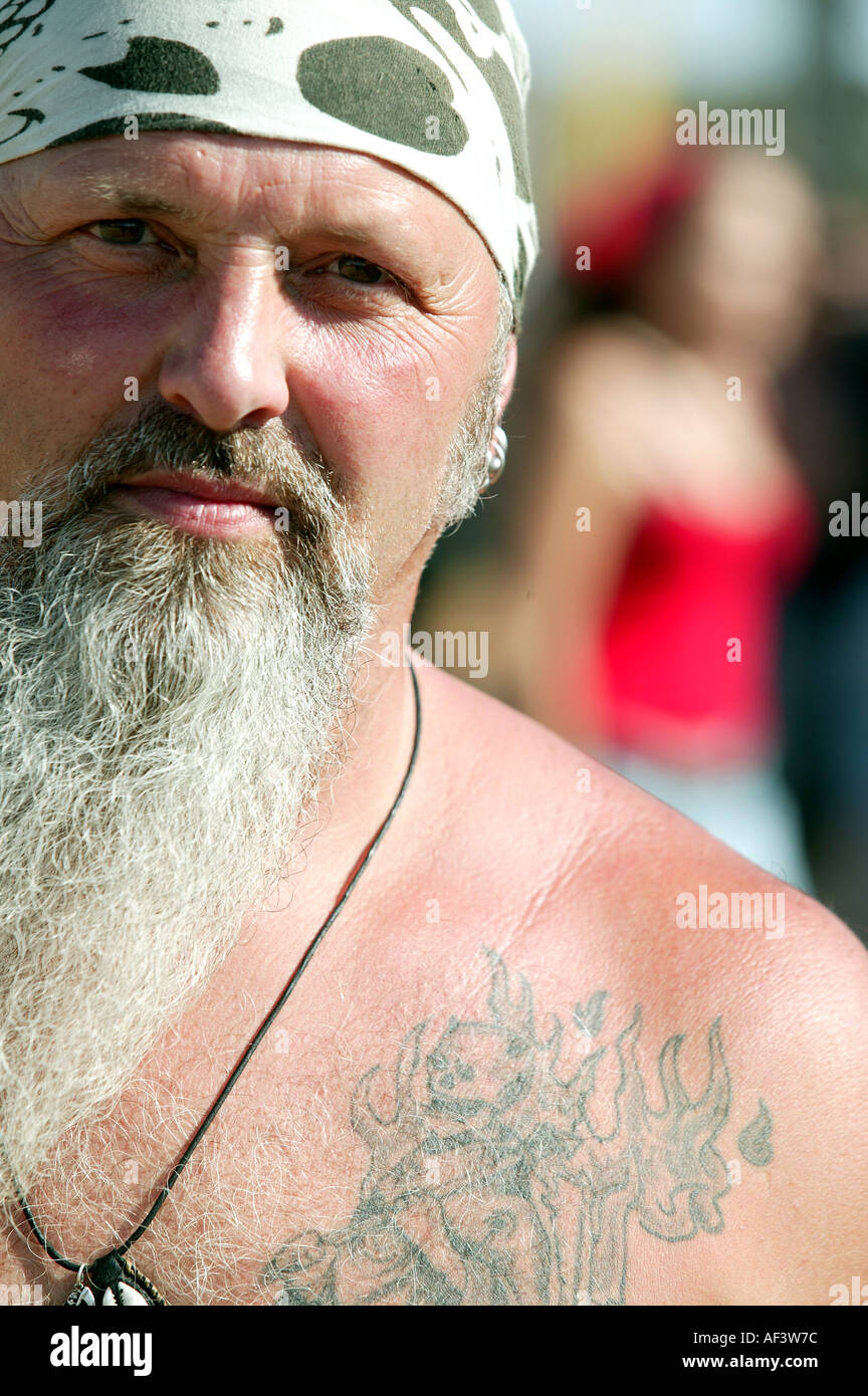 Motorcycle rider tattoos hi-res stock photography and images - Alamy