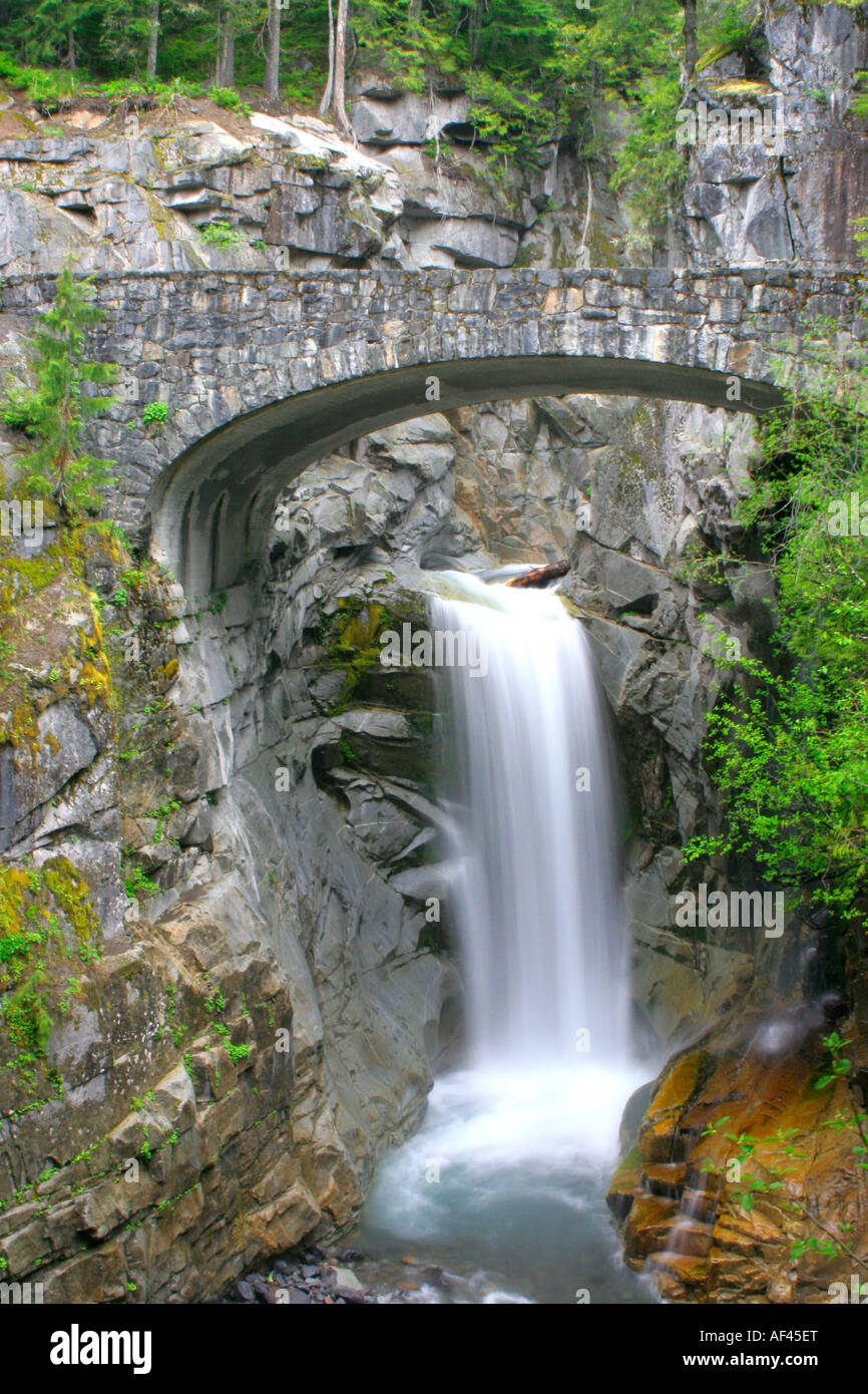Christine Falls, Mount Rainier National Forrest Stock Photo - Alamy