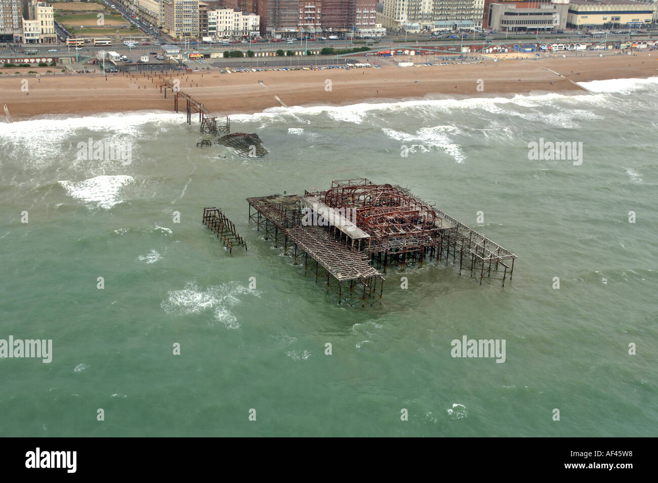 Victorian Pier Damaged By Sea High Resolution Stock Photography and ...