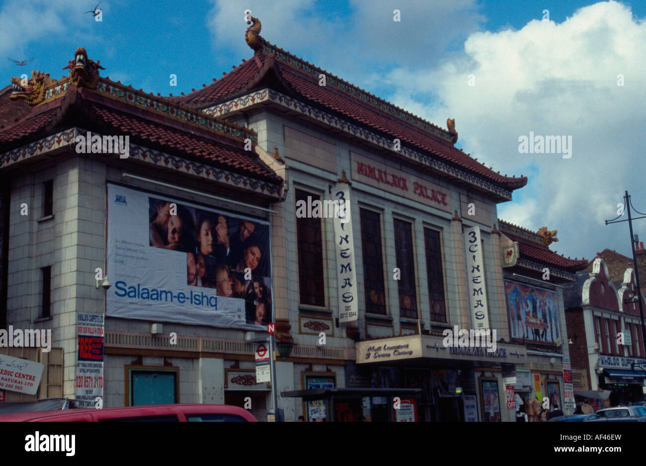 Himalaya Palace Cinema, South Street Southall Middlesex UK Stock Photo ...