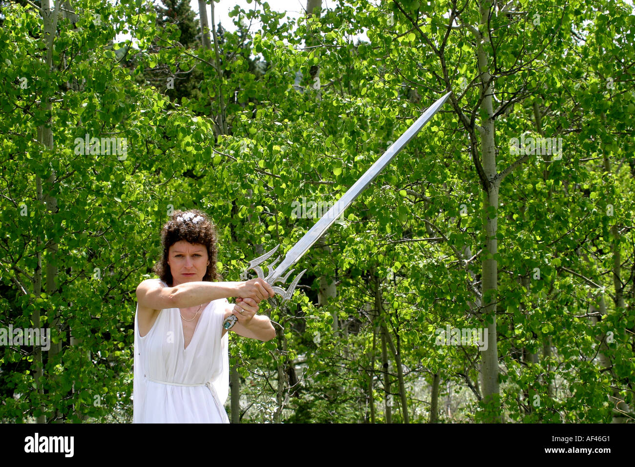 Brandishing a sword hi-res stock photography and images - Alamy