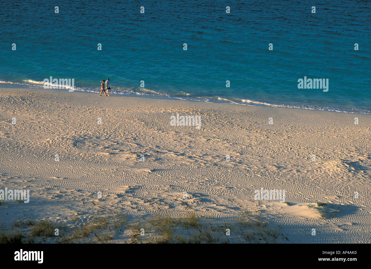Turks and & Caicos Caribbean Providenciales Grace Bay Beach Stock Photo ...