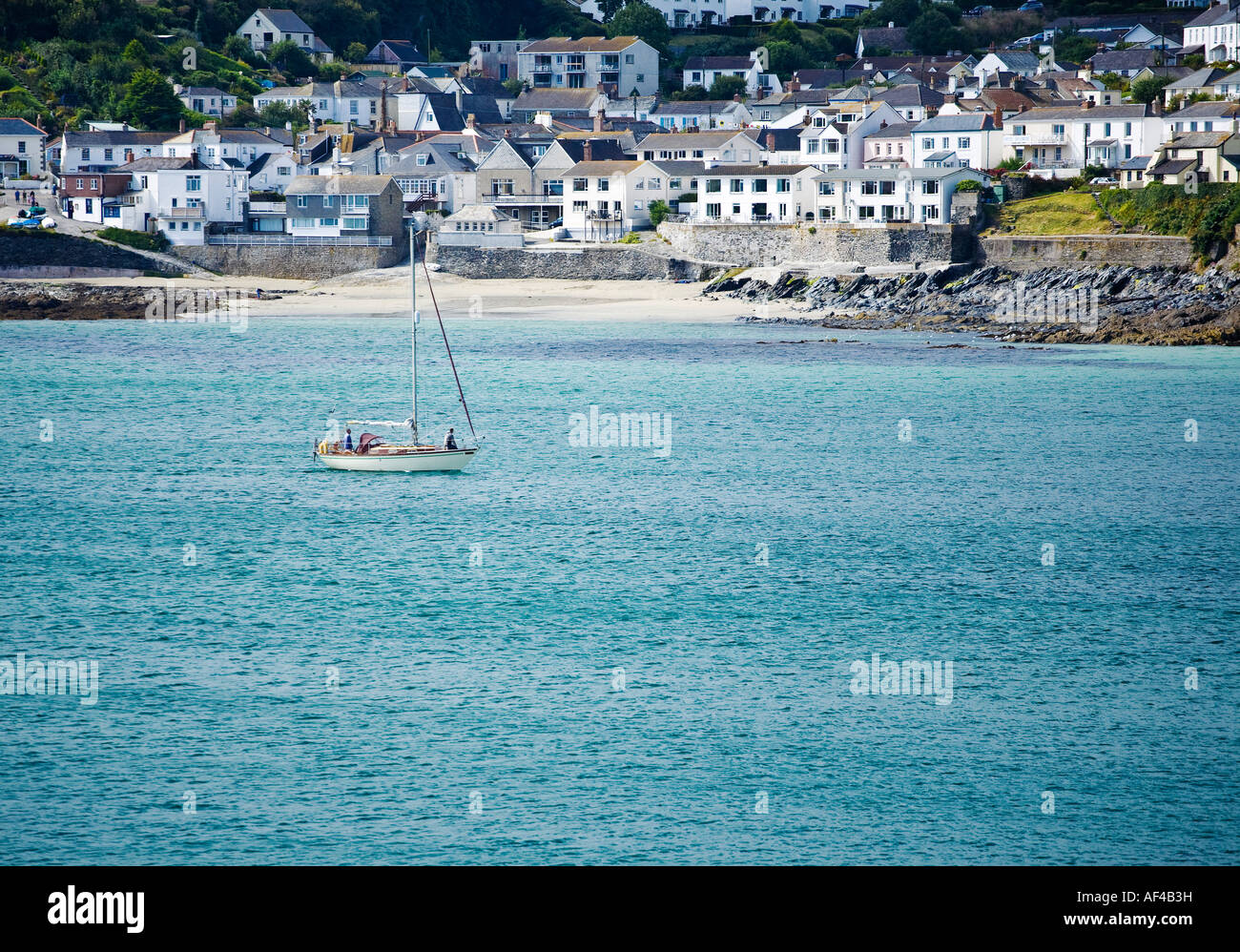 Portscatho, Cornwall, UK Stock Photo - Alamy