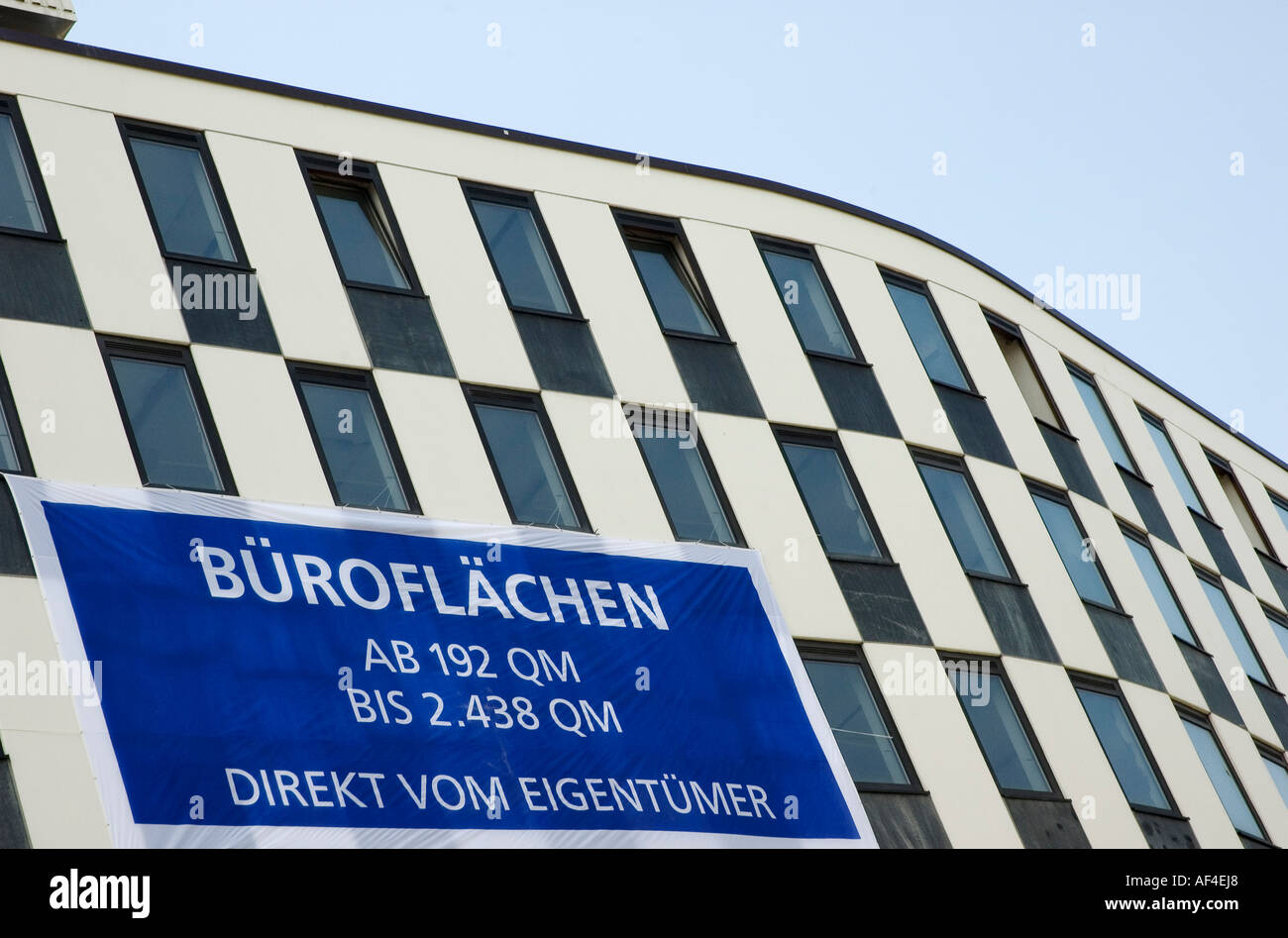 building with empty offices promotional sign office space directly from ...