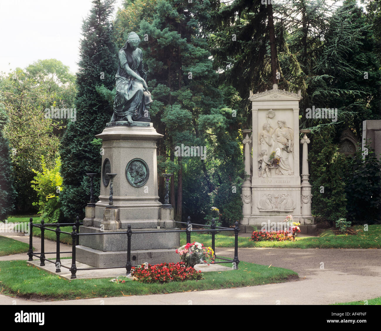 Central graveyard beethoven tomb vienna hi-res stock photography and ...