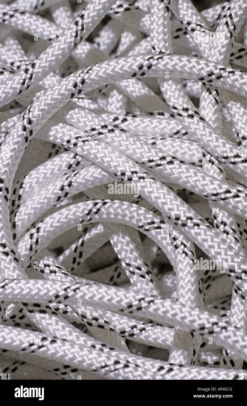 Coils of rope Stock Photo - Alamy