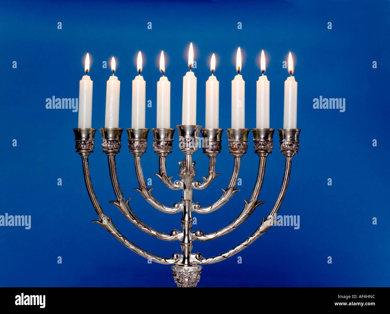 Menorah candles cutout hi-res stock photography and images - Alamy