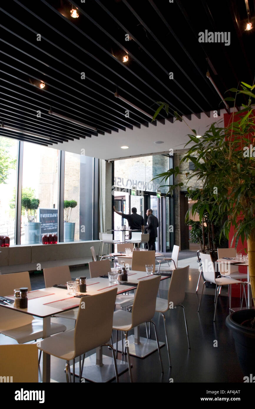 Roundhouse Cafe and Bar in Camden Stock Photo - Alamy