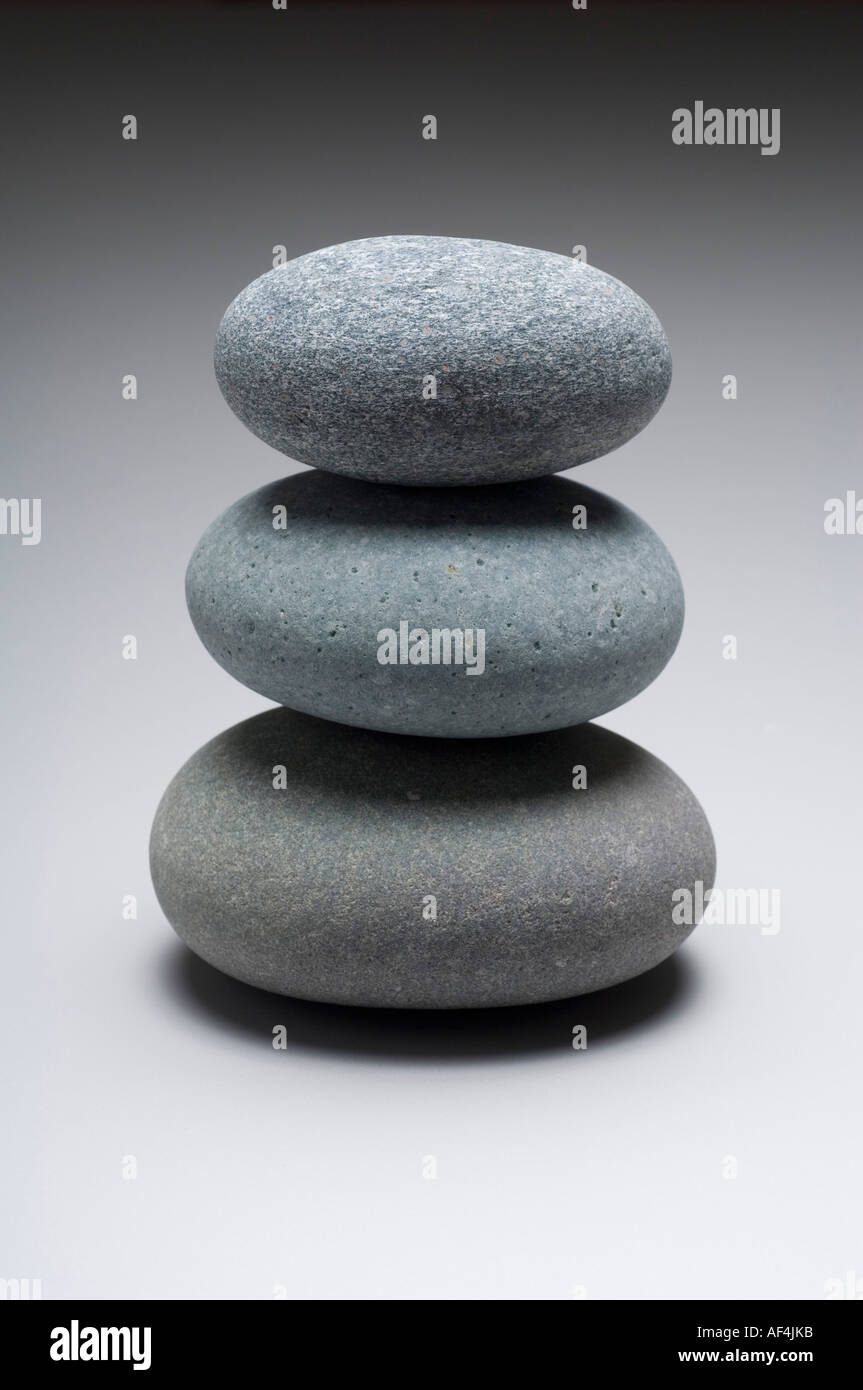 three stones one above the other Stock Photo - Alamy