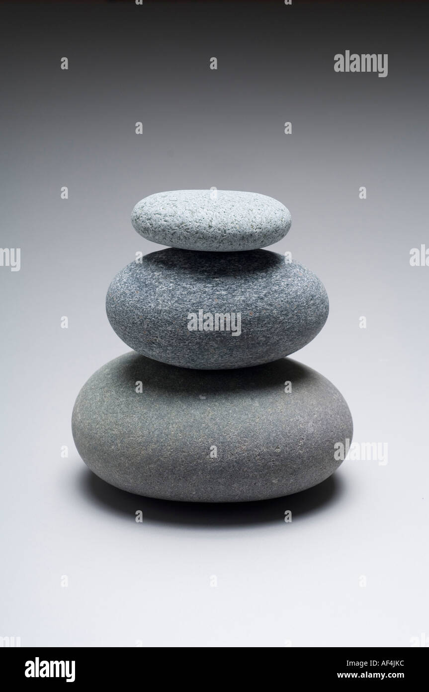 three stones one above the other Stock Photo - Alamy