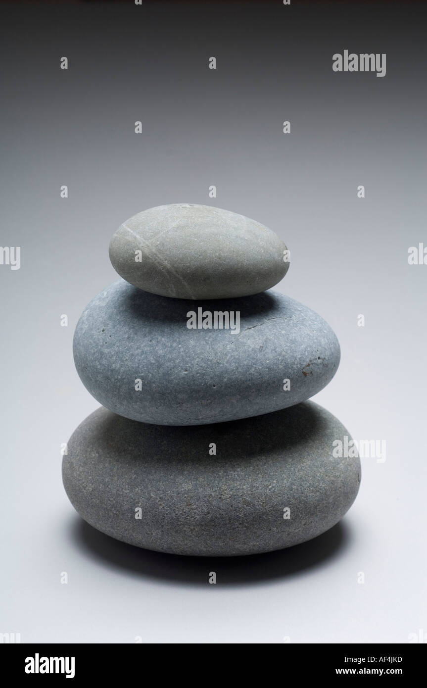 three stones one above the other Stock Photo - Alamy