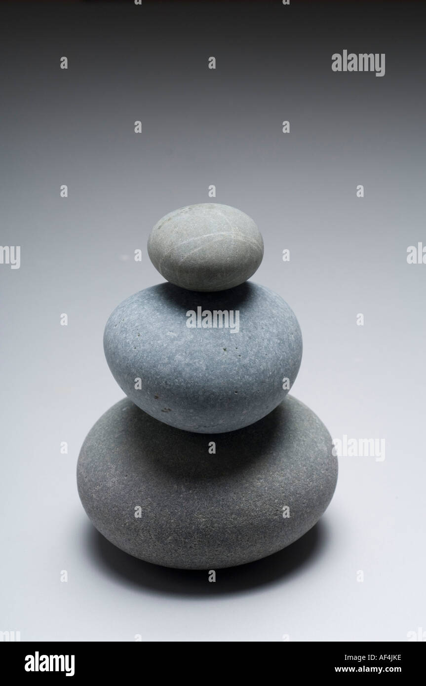 three stones one above the other Stock Photo - Alamy