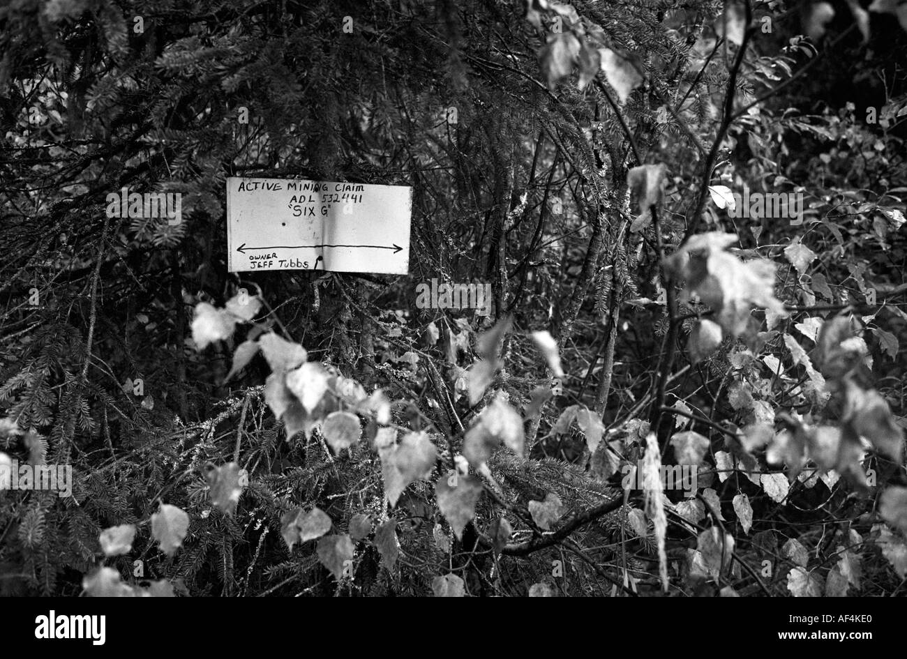 Mining claim Black and White Stock Photos & Images - Alamy