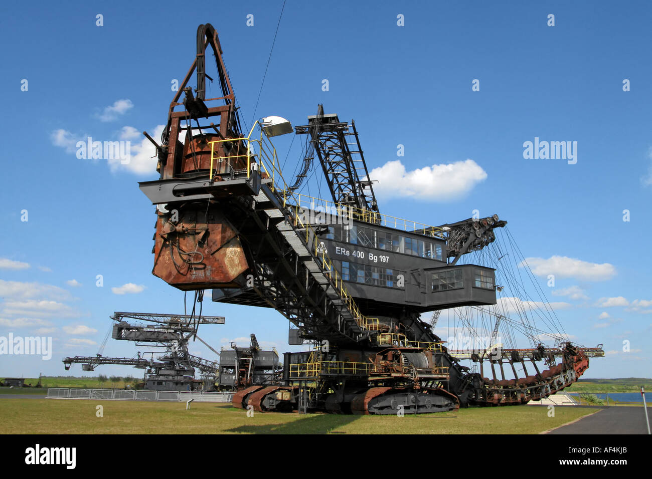 Ferropolis Industry museum to the brown coal open cast mining in ...