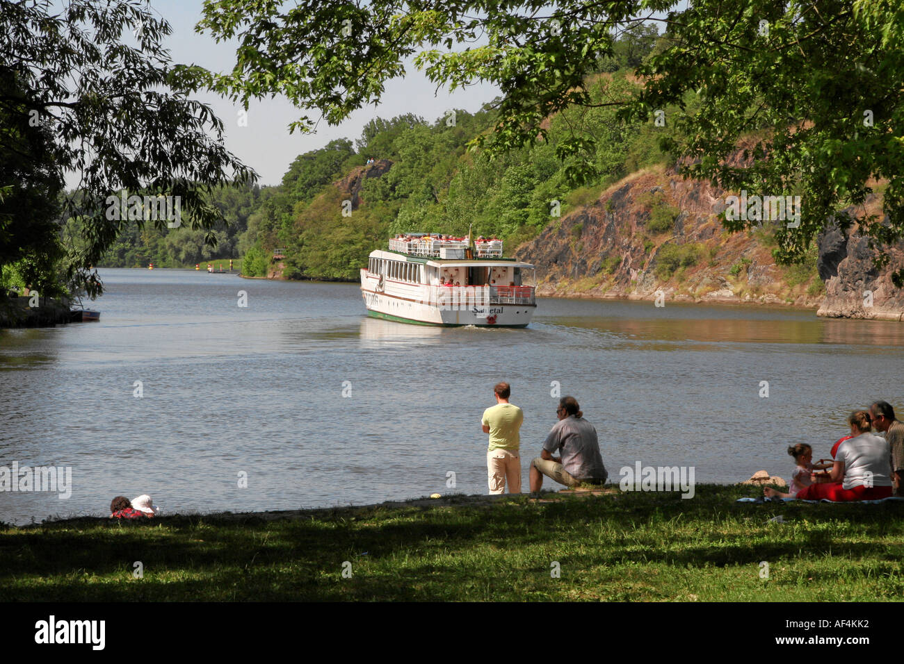 Saale river giebichenstein castle hi-res stock photography and images ...