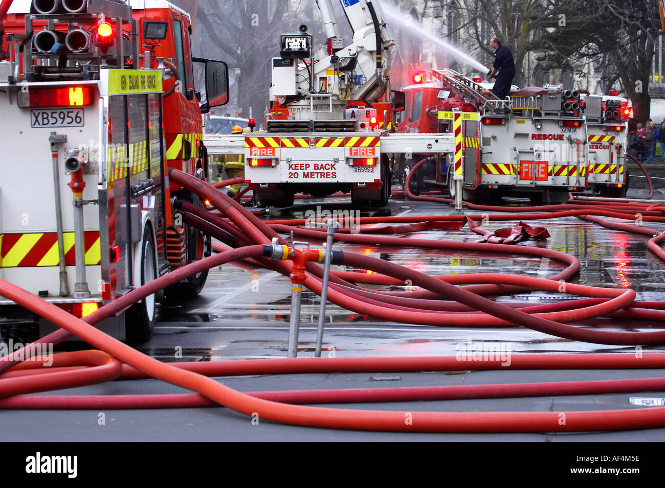 Fire engine truck new zealand hi-res stock photography and images - Alamy