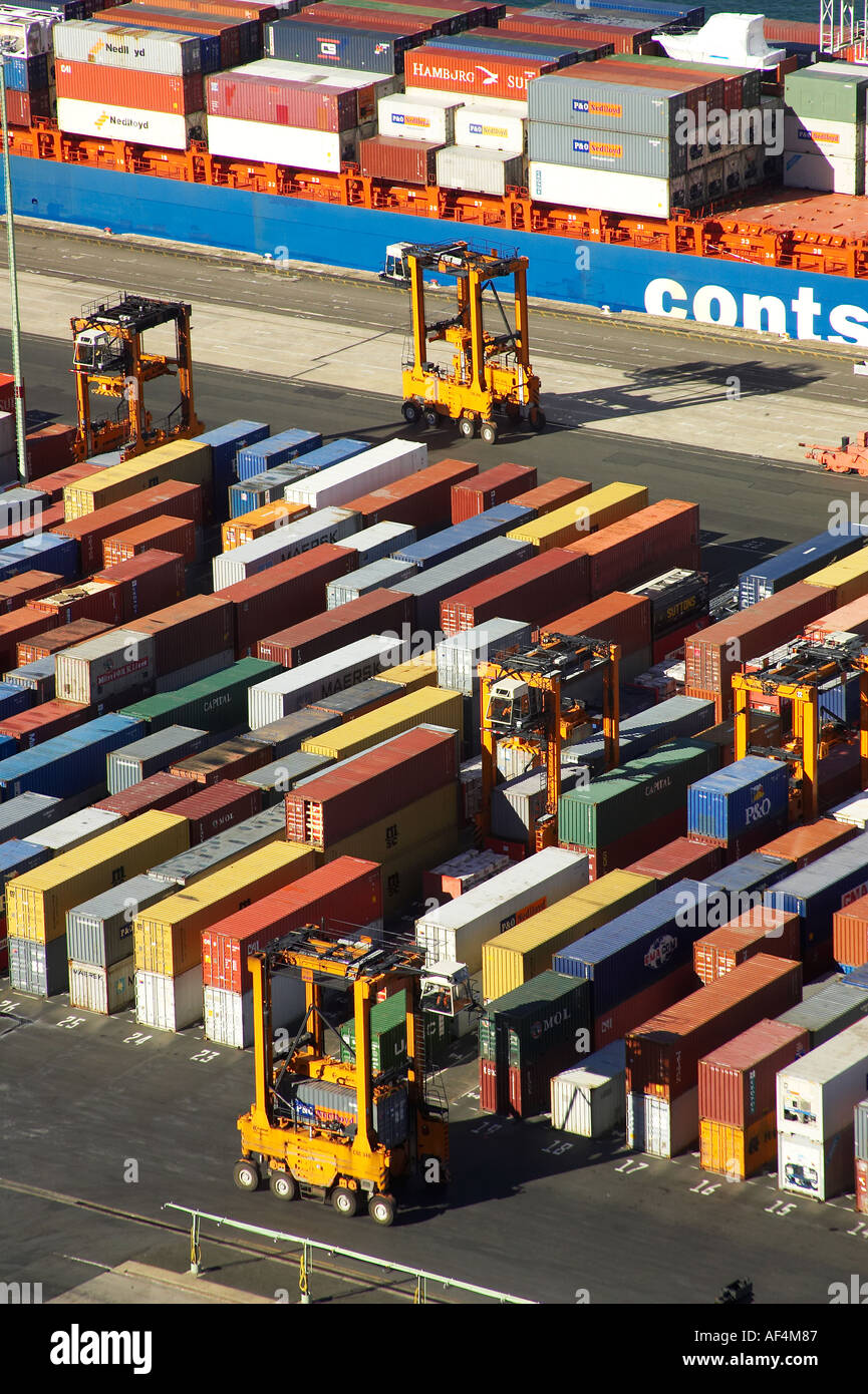 Container Terminal Port Chalmers Otago Harbour Dunedin South Island New ...