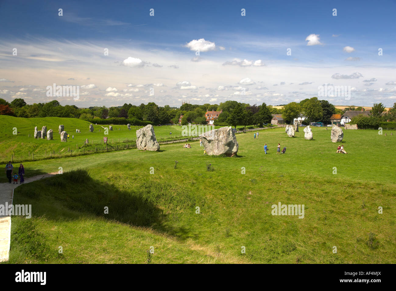 Avebury Megalithic Stone Circle Avebury England UK Stock Photo - Alamy