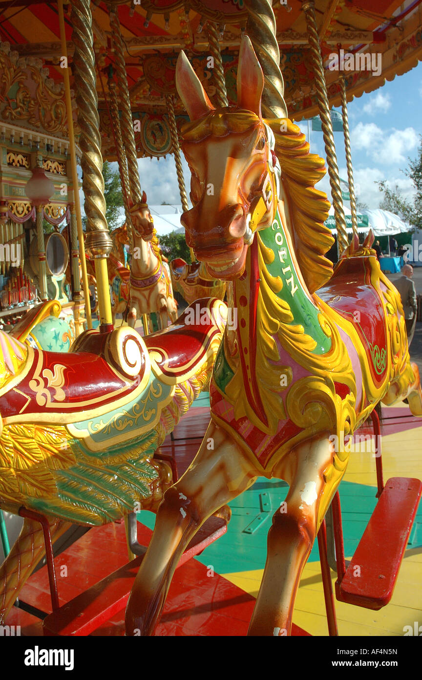 Merry Go Round Horse Stock Photo - Alamy