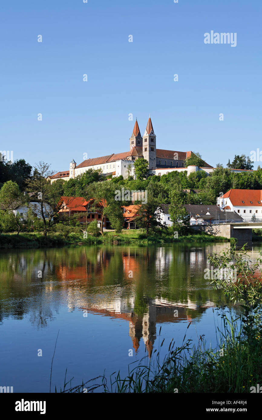 monastery Reichenbach Regen river Bavarian Forest Upper Palatinate ...