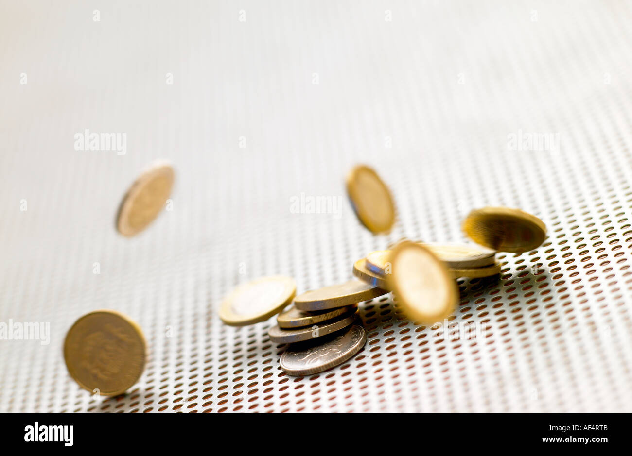 Euros falling from sky hi-res stock photography and images - Alamy