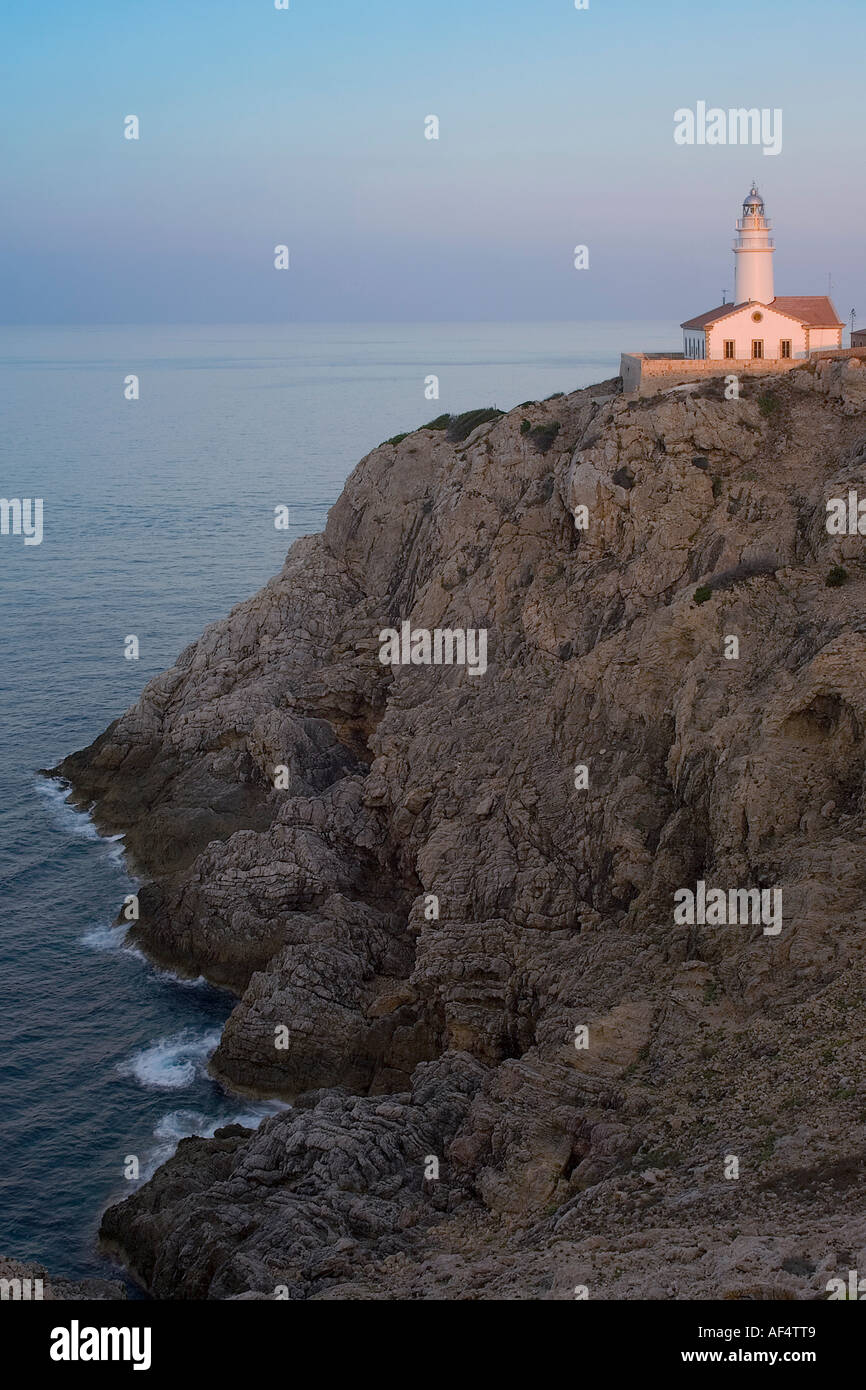 Majorca Cap de Capdepera near Cala Rajada lighthouse Punta de Capdepera ...
