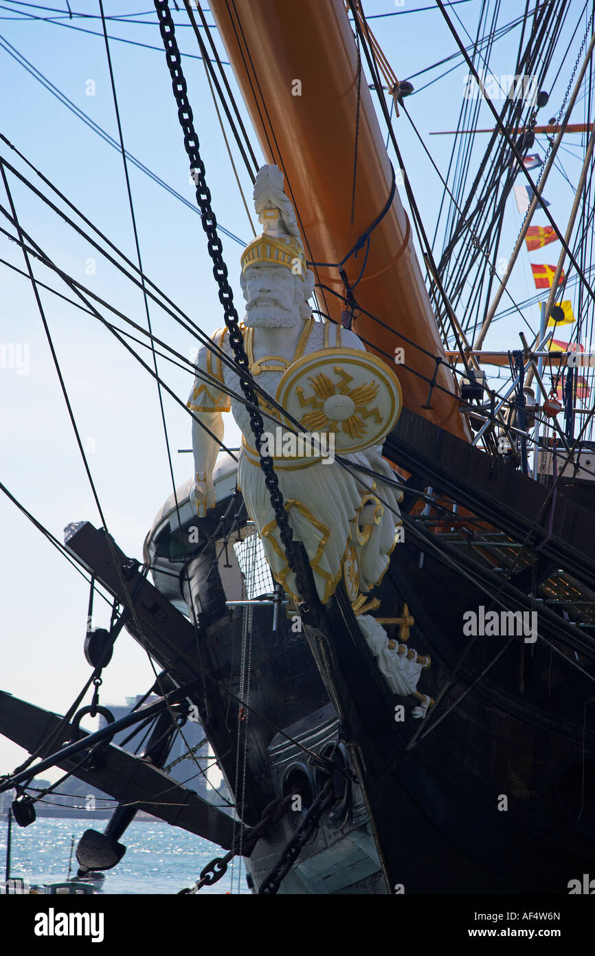 Warship figurehead iron hull ship hi-res stock photography and images ...
