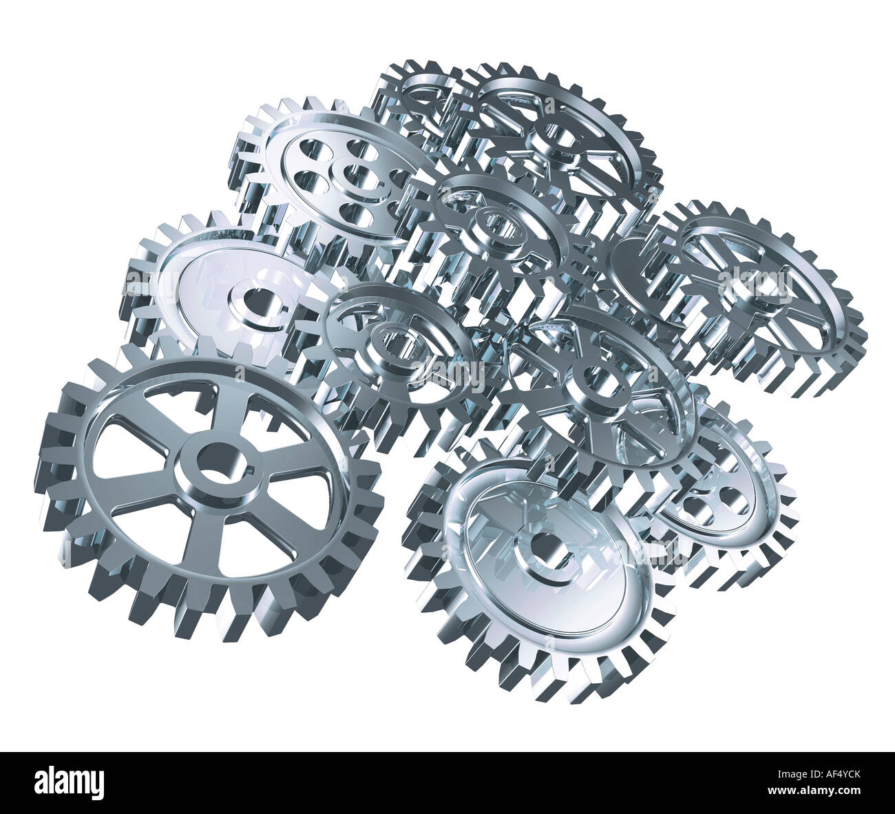 Inside gear box Cut Out Stock Images & Pictures - Alamy