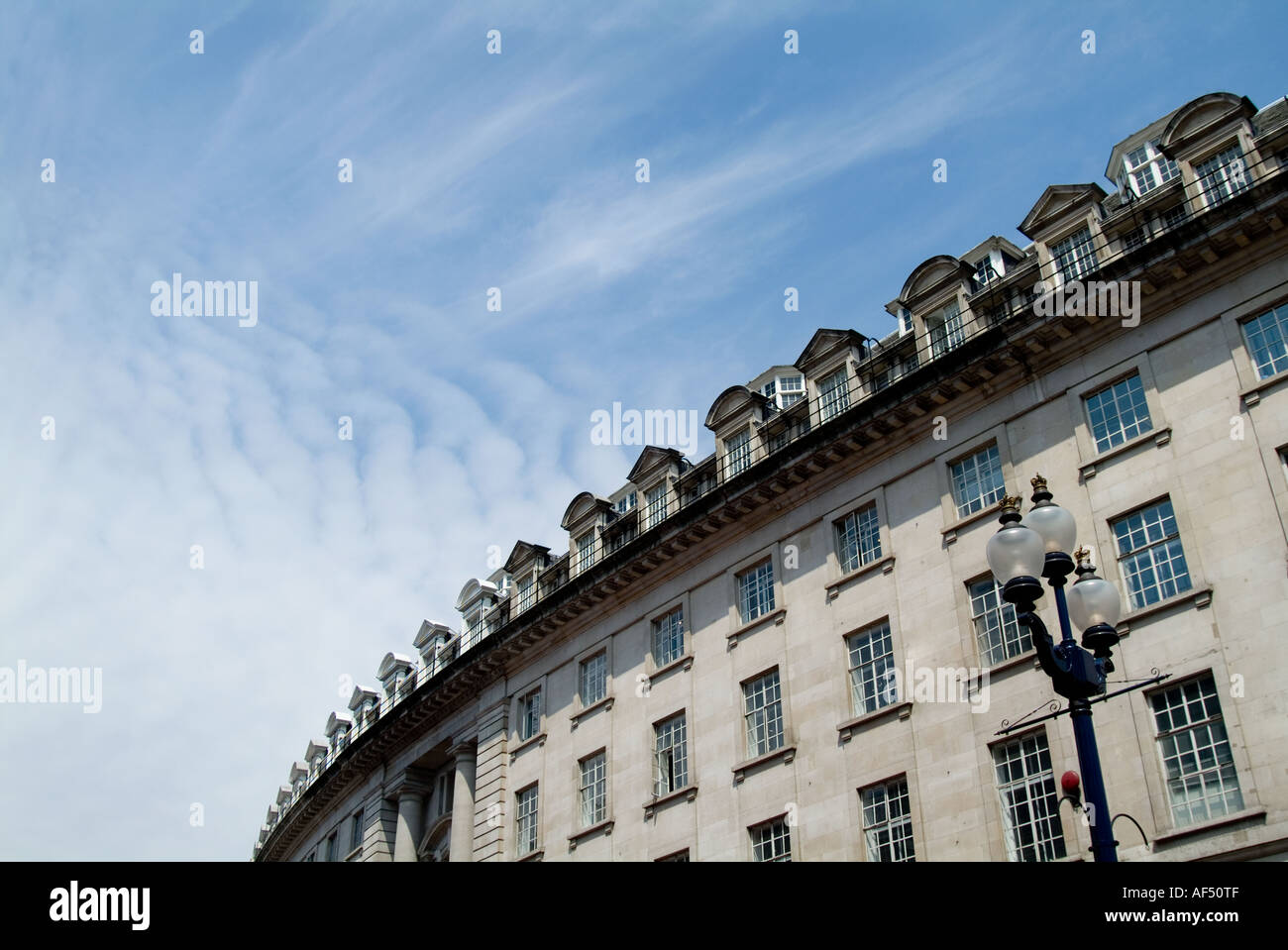buildings in Regent Street London crescent of regency buildings Stock ...