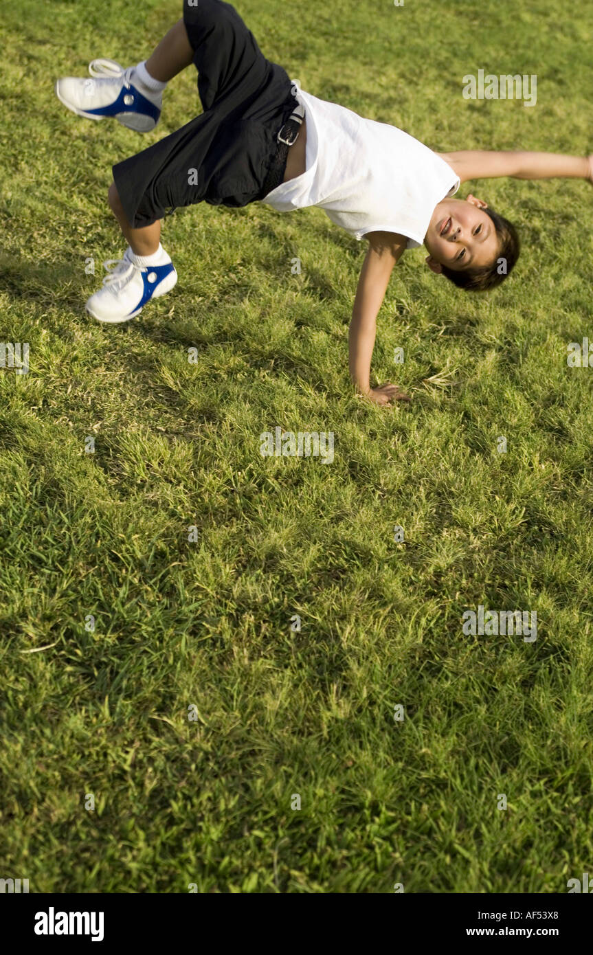 Person somersaulting hi-res stock photography and images - Alamy