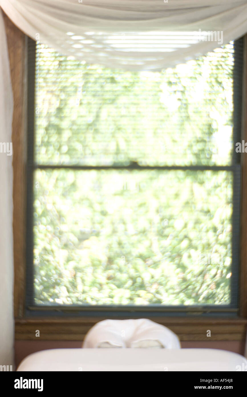 Window of a massage room Stock Photo - Alamy