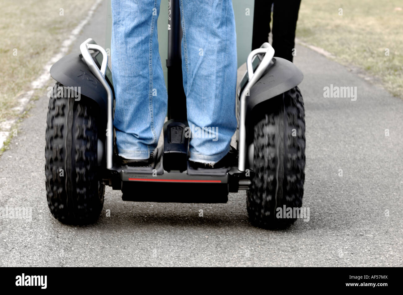 Person driving Segway Cross Terrain X2 Human Transporter with electric ...