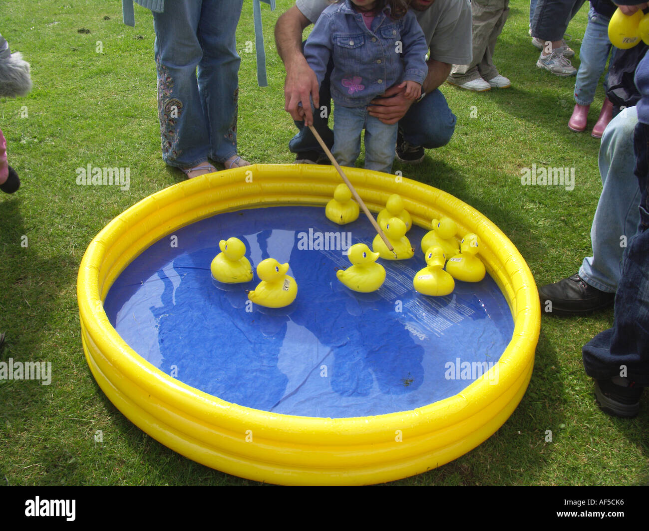 Hook duck game summer fete hi-res stock photography and images - Alamy