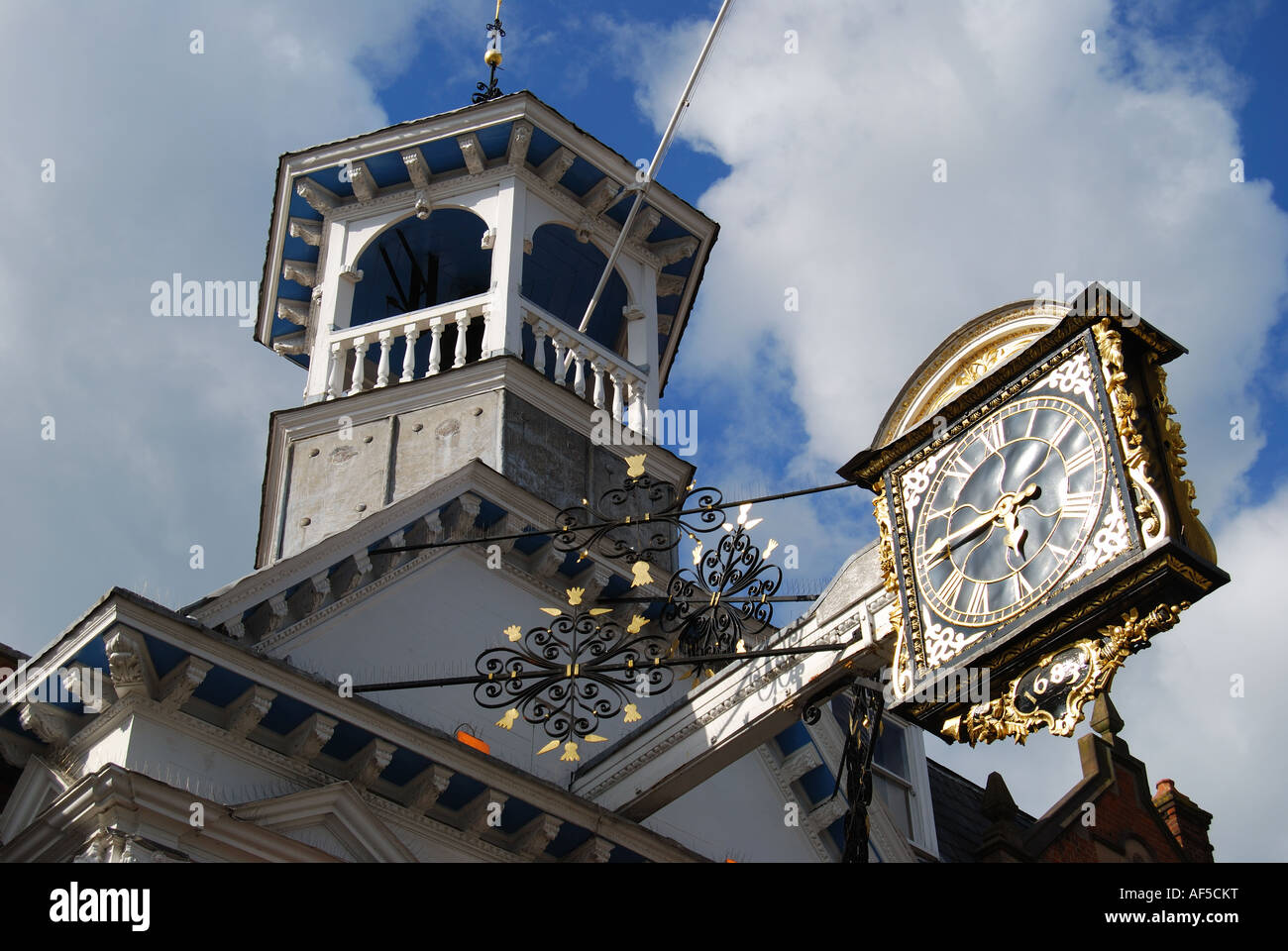 Guildford town clock hi-res stock photography and images - Alamy