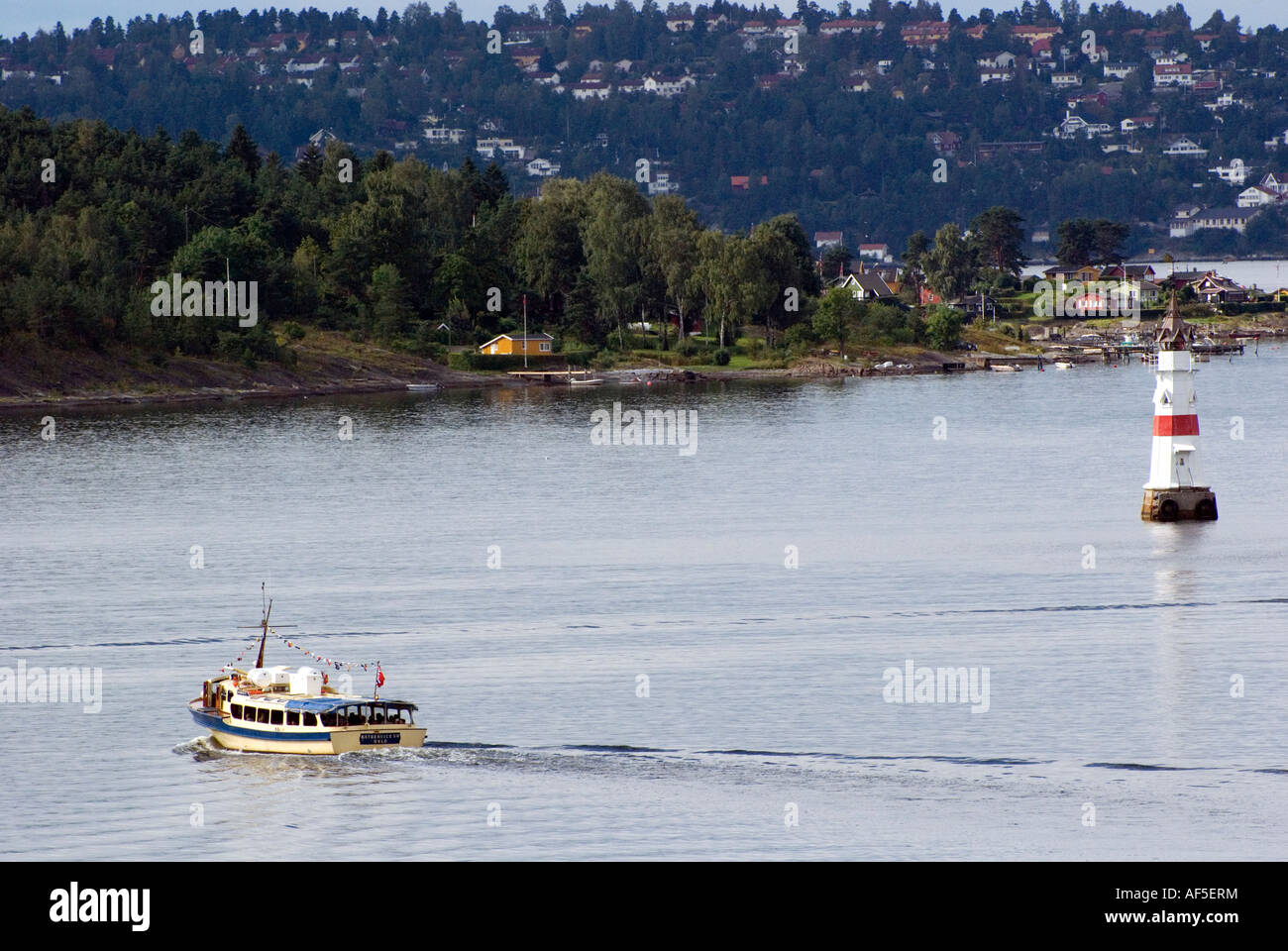 Oslo public ferry crossing the fjord Stock Photo - Alamy