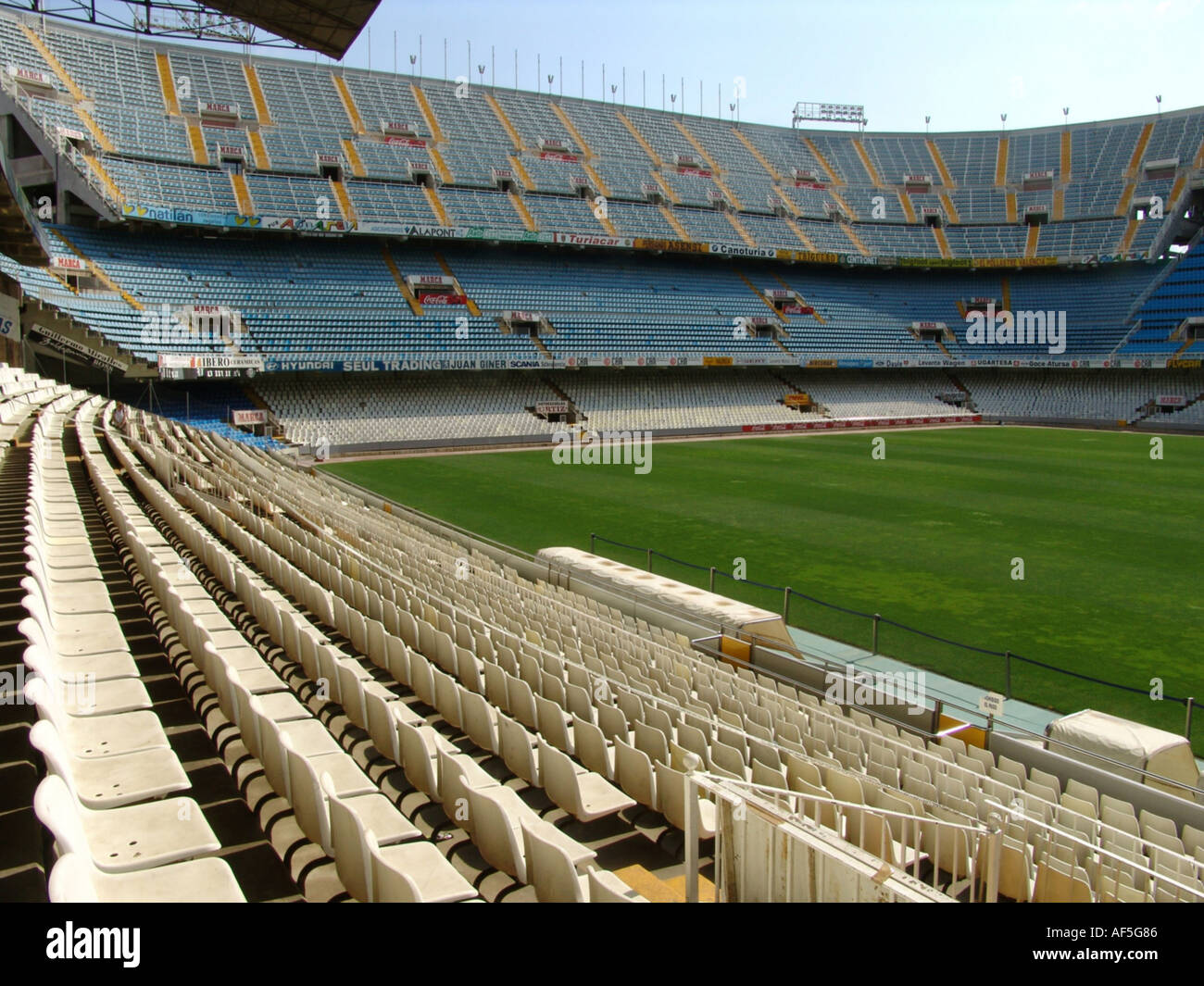 Football Stadium at Valencia Spain 2005 Stock Photo - Alamy