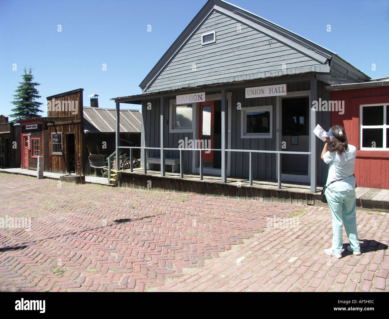 Restored frontier town hi-res stock photography and images - Alamy
