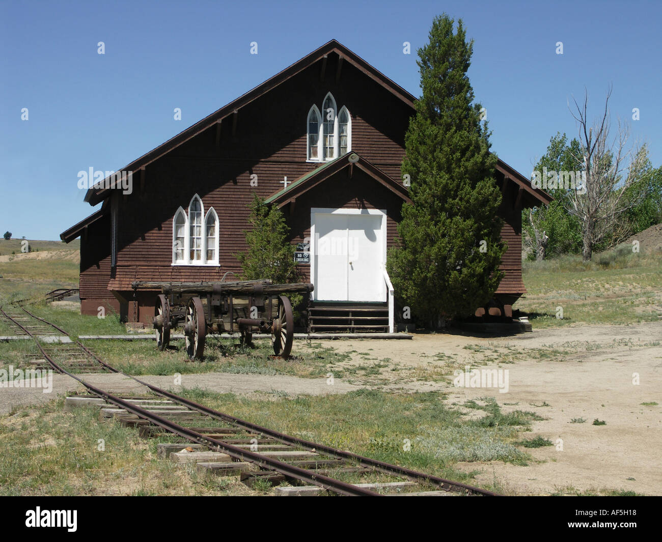 American frontier church hi-res stock photography and images - Alamy