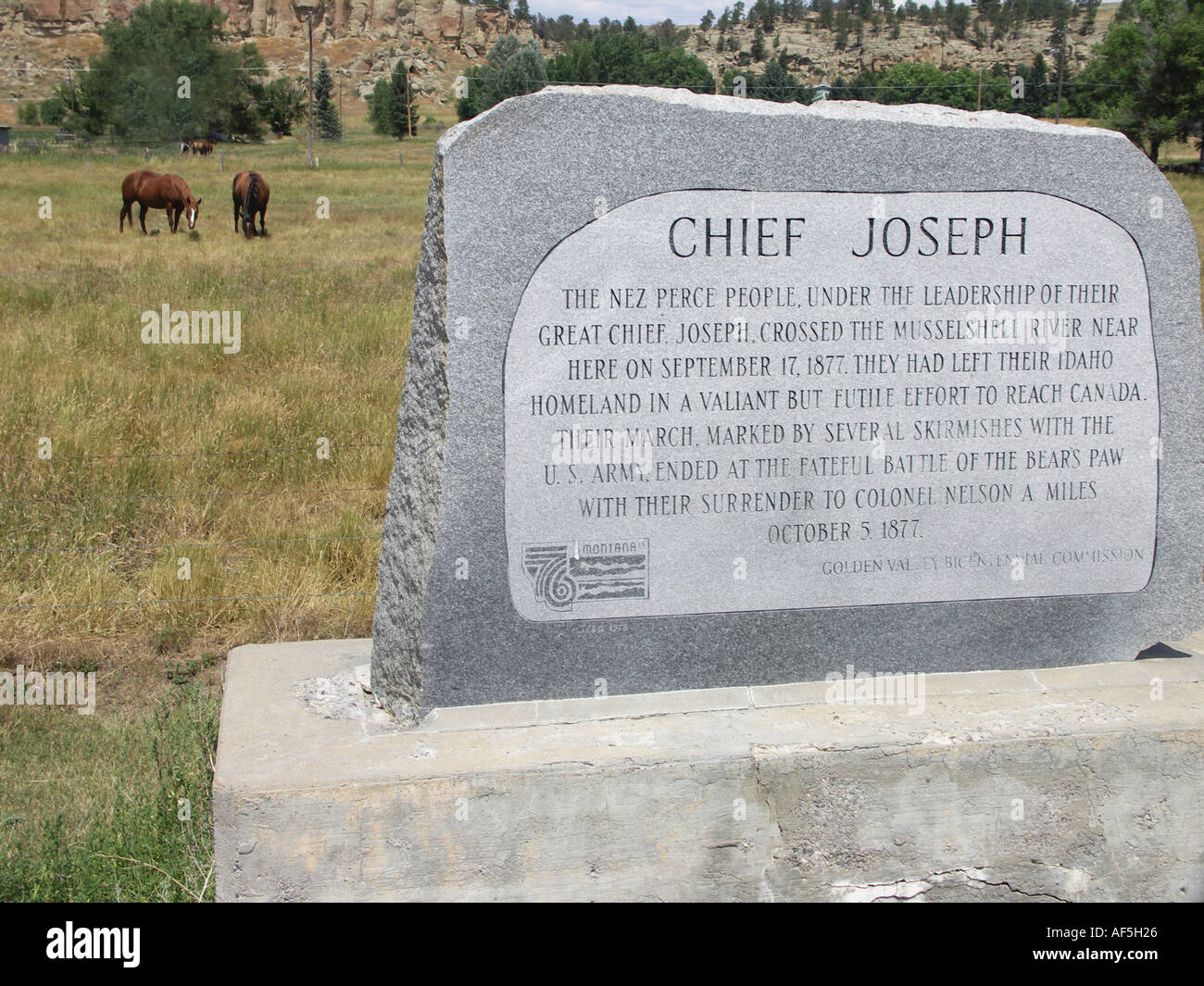 Chief joseph nez perce hi-res stock photography and images - Alamy