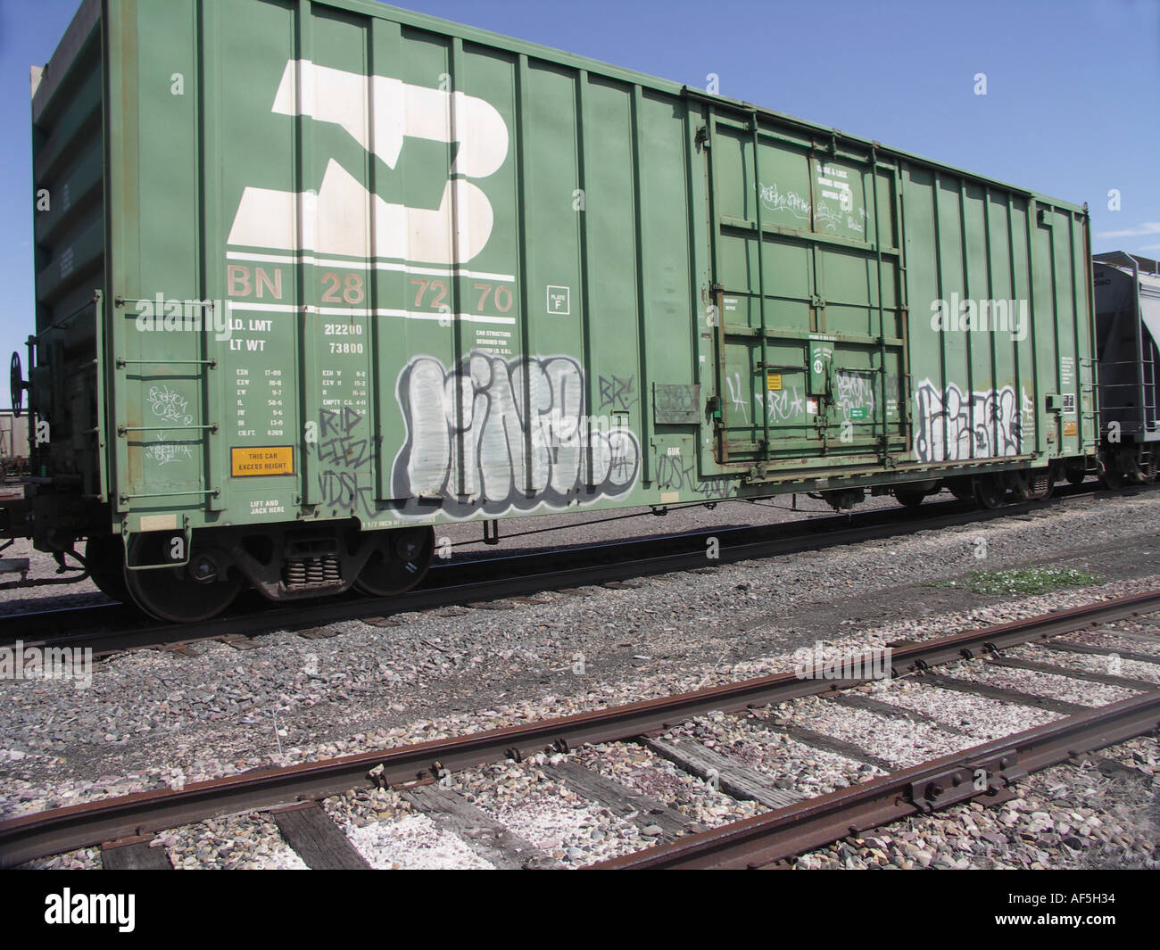 Railroad boxcar hi-res stock photography and images - Alamy