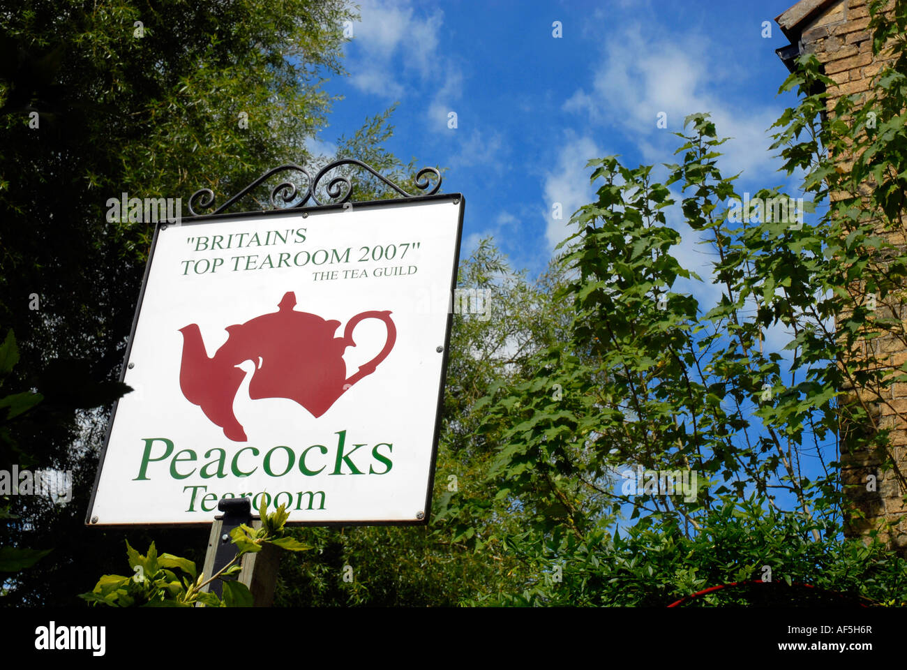 Peacocks award winning tearoom, Ely Cambridgeshire UK Stock Photo - Alamy