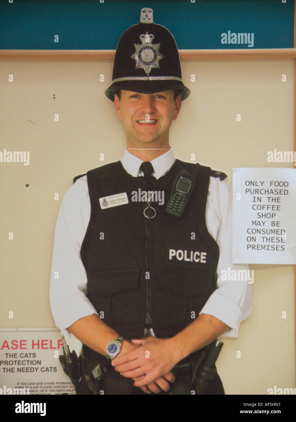 Cardboard cut out police hi-res stock photography and images - Alamy