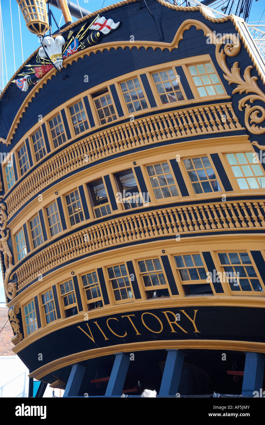 Stern hms victory hi-res stock photography and images - Alamy