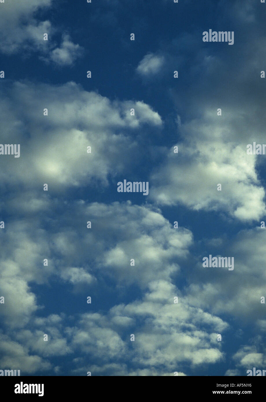 Blue Sky With White Cloud Stock Photo - Alamy