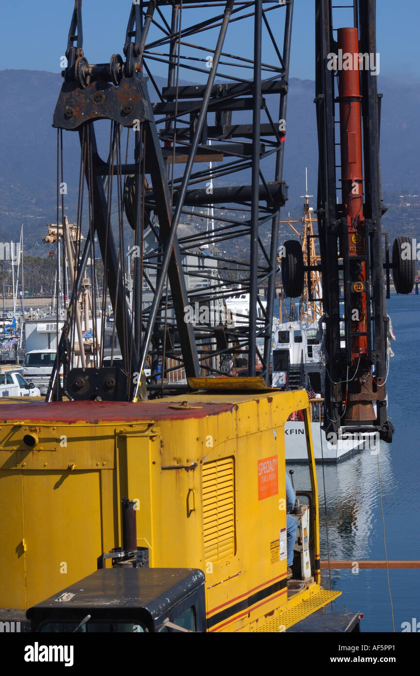 Pile Driving Crane Stock Photo - Alamy