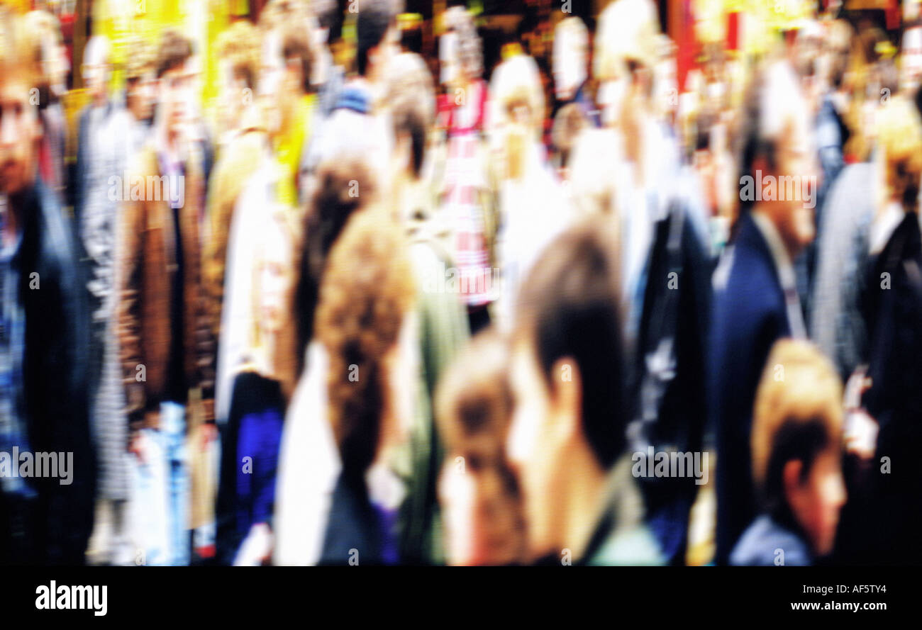 Hurried crowd hi-res stock photography and images - Alamy