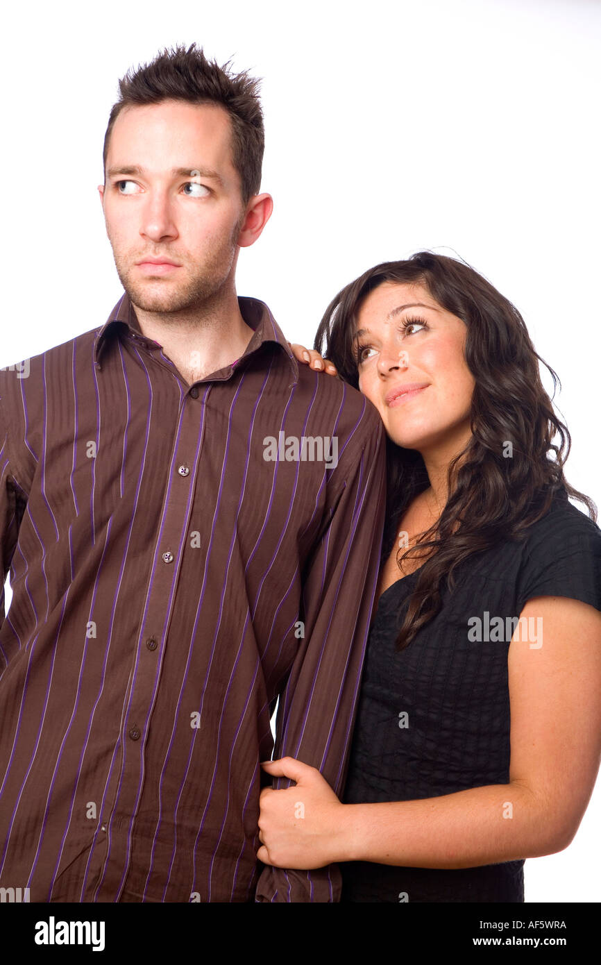 Couple having an argument Stock Photo - Alamy